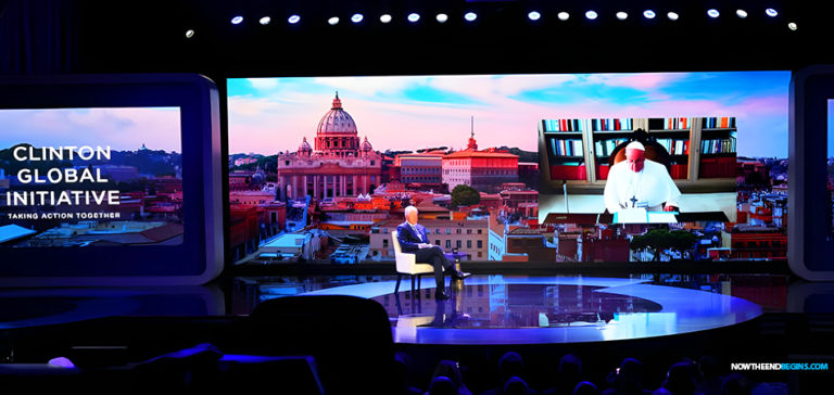 LE PAPE FRANÇOIS FORME UNE ALLIANCE AVEC BILL CLINTON ET ALEX SOROS ...